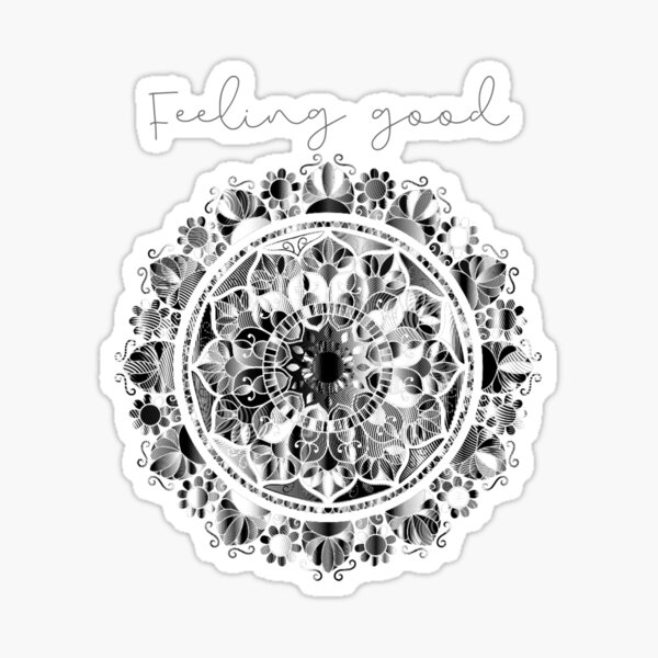 "Feeling good" Sticker by sebastiano01 | Redbubble