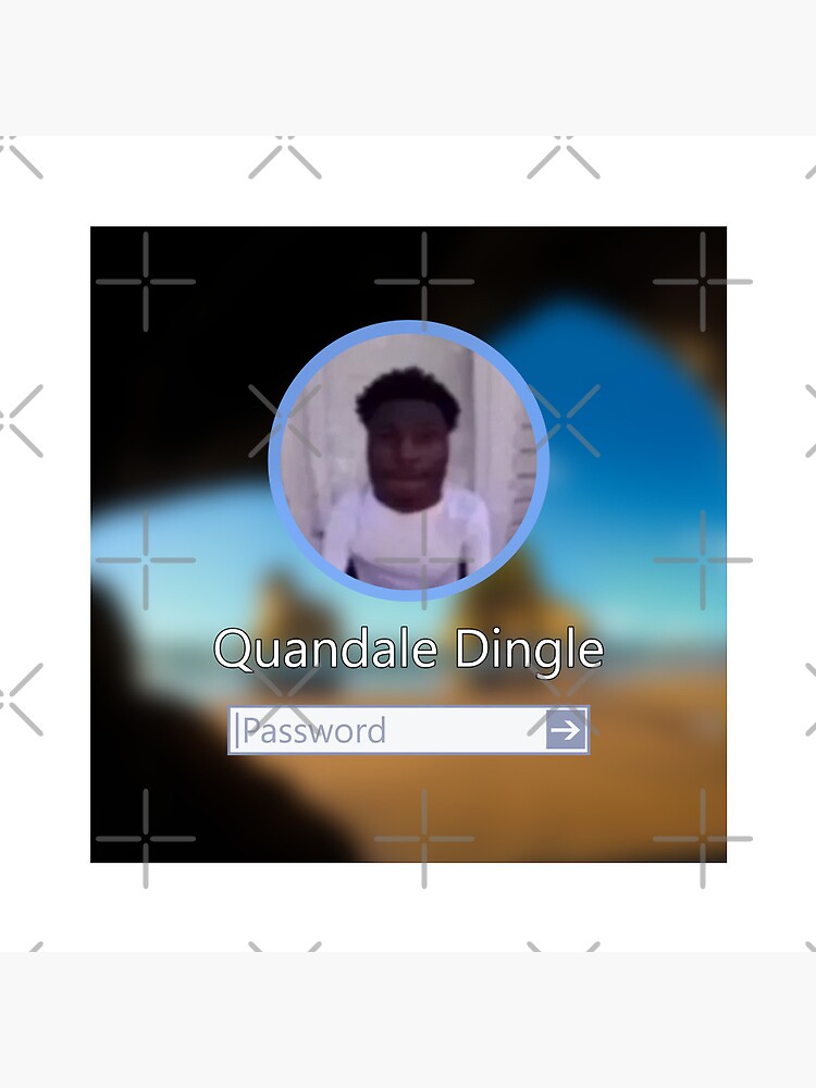 "Quandale Dingle Login Meme" Pin by Green-City | Redbubble