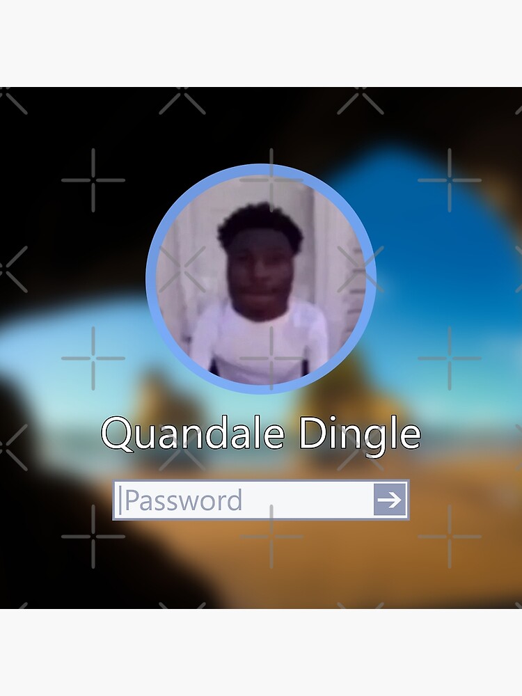Poster « Quandale Dingle Login Meme », par Green-City | Redbubble