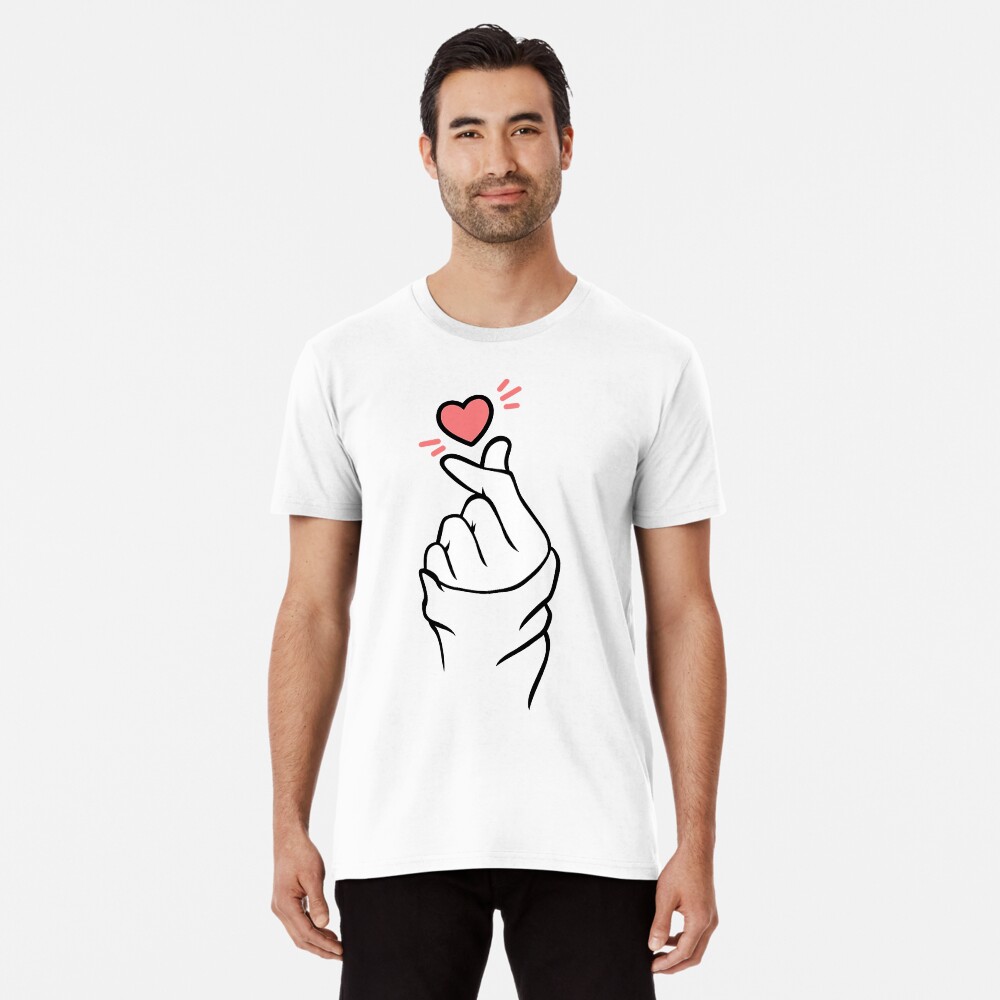 "Korean Heart Fingers K Pop Heart Hand Sign" Poster for Sale by fultond ...