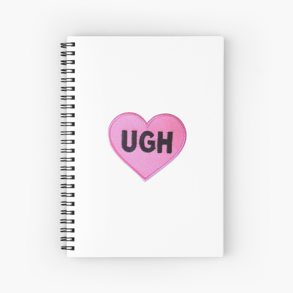 "Ugh Heart Patch" Sticker for Sale by livpaigedesigns | Redbubble