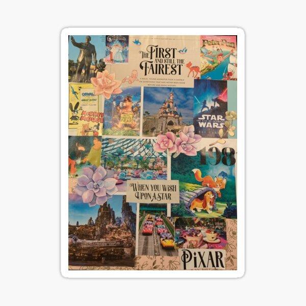 "Magazine collage" Sticker by Mayestr | Redbubble