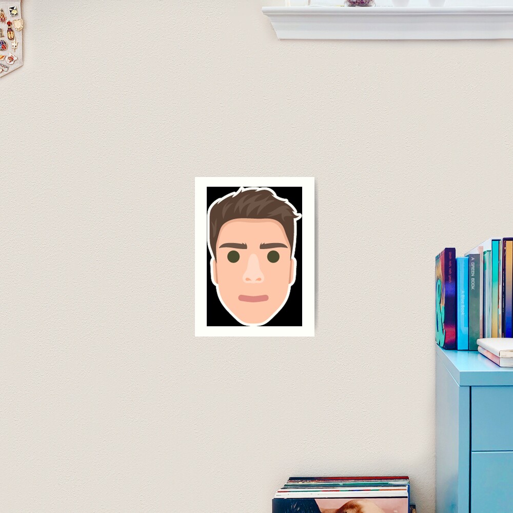 "Slogo Face Logo" Art Print for Sale by Christinartd | Redbubble