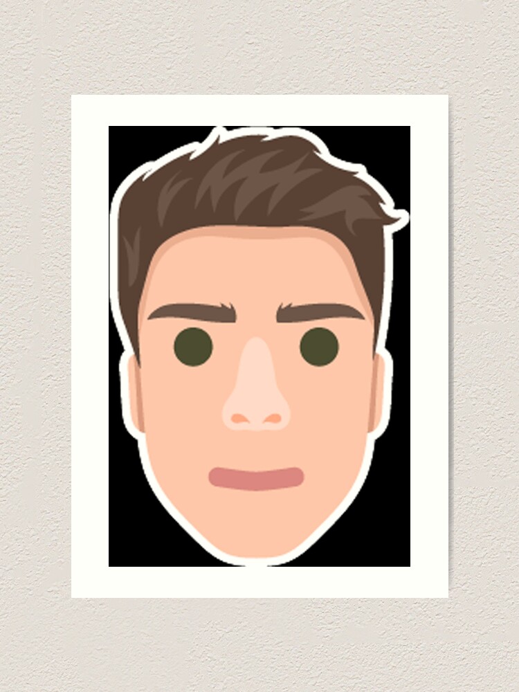 "Slogo Face Logo" Art Print for Sale by Christinartd | Redbubble