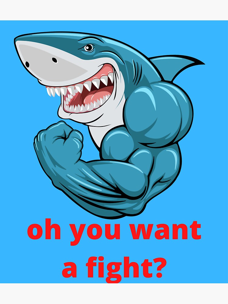 "Oh you want a fight" Sticker by Jaadueekala | Redbubble