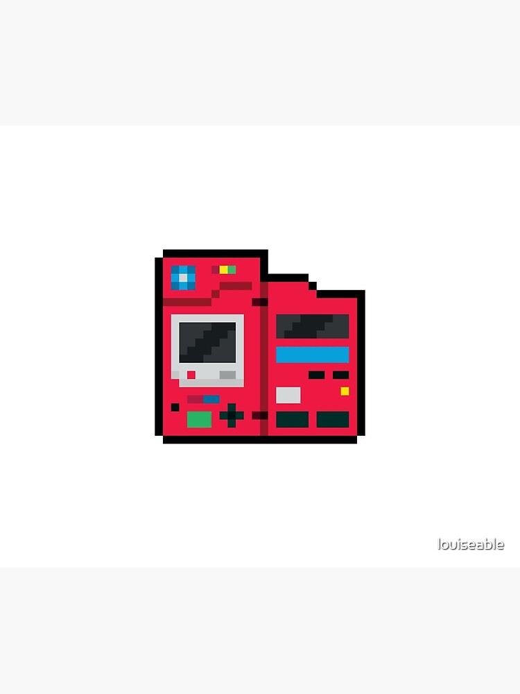 "Pokedex Pixel Art" Poster for Sale by louiseable | Redbubble