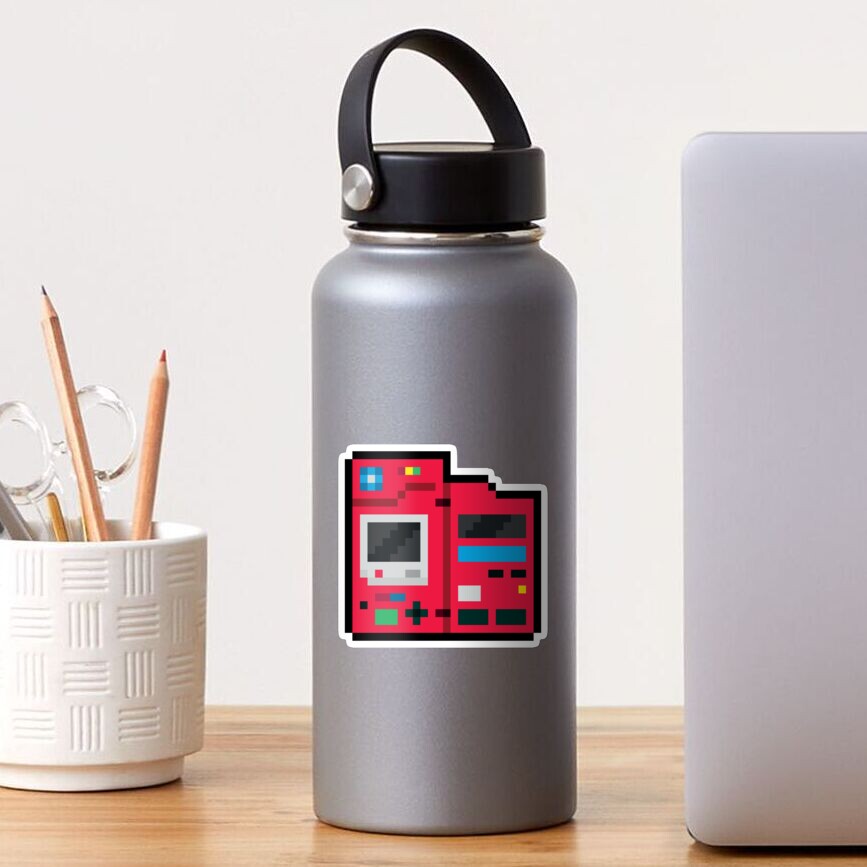 "Pokedex Pixel Art" Sticker for Sale by louiseable | Redbubble