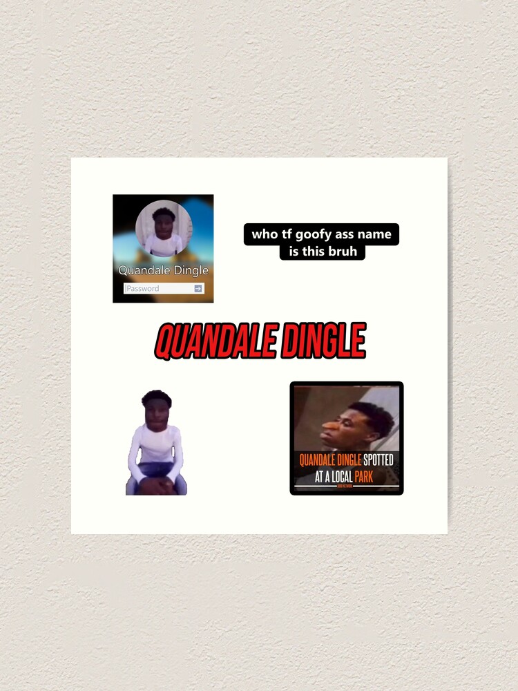 "Quandale Dingle Graphic Pack " Art Print by Green-City | Redbubble