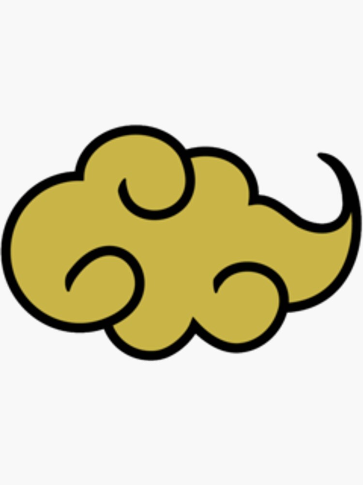 "Flying Nimbus" Sticker for Sale by NoemieEbert | Redbubble