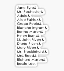 Jane Eyre: Stickers | Redbubble