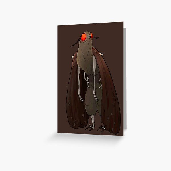 "Mothman" Greeting Card by sen-paaii | Redbubble