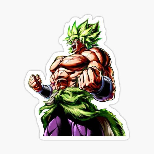 "Broly" Sticker for Sale by NoemieEbert | Redbubble