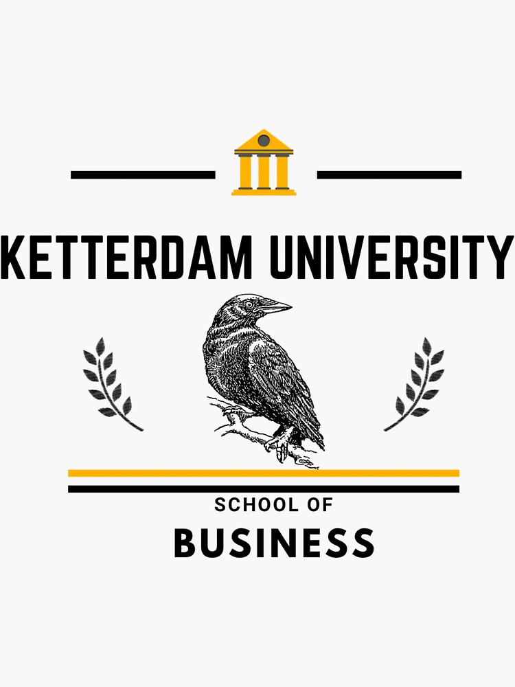 "Ketterdam uni" Sticker by Mayestr | Redbubble