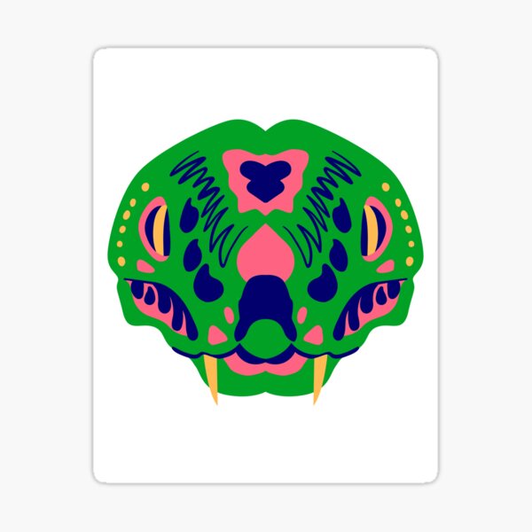 "Snake head" Sticker by TANDARP | Redbubble