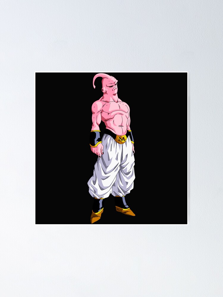 "Majin Buu" Poster for Sale by aeyrelmezza | Redbubble