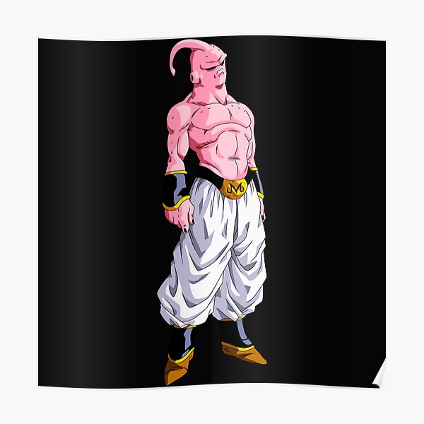 "Majin Buu" Poster for Sale by aeyrelmezza | Redbubble