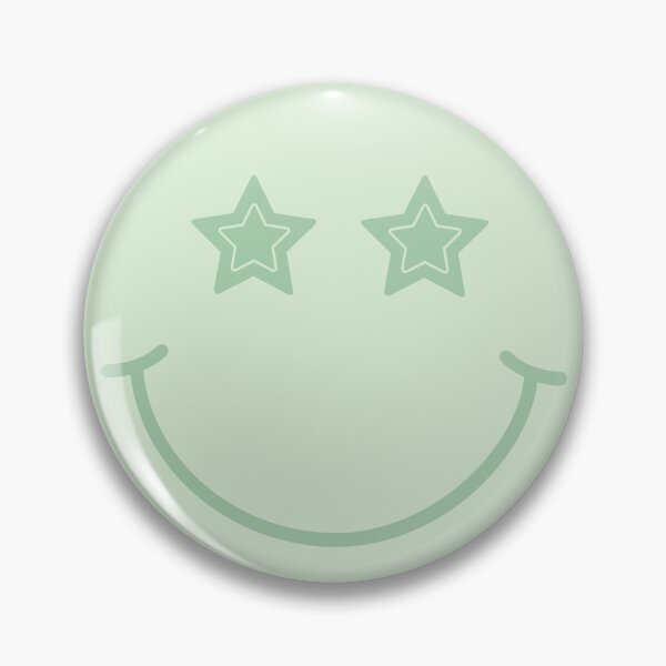 "Preppy Aesthetic Smiley Face, Sage Green Aesthetic" Pin by ...
