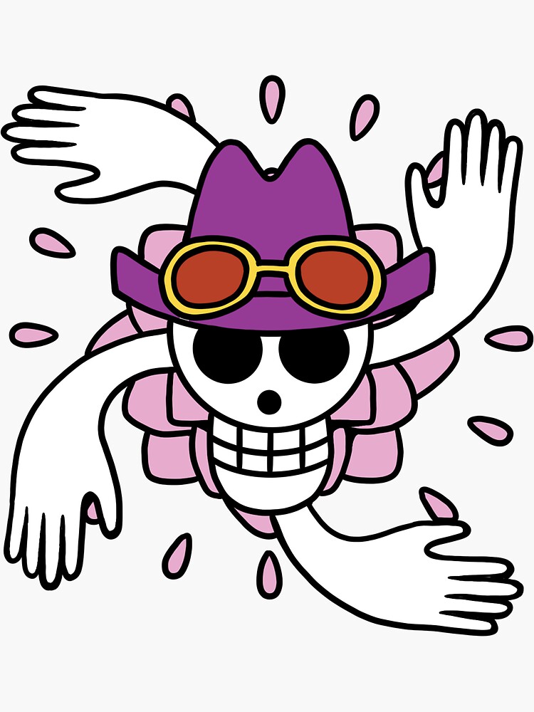 "Robin jolly roger" Sticker by elliefauteux | Redbubble