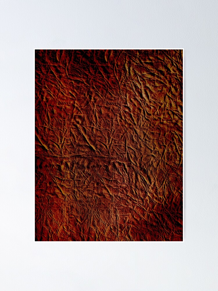 "Leather Necronomicon Skin Human Texture Mummy" Poster for Sale by ...