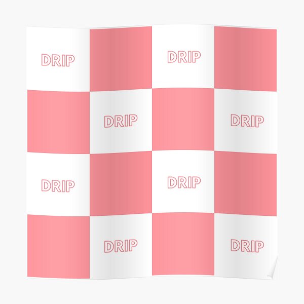 "Cool design "DRIP"" Poster for Sale by Rokisha | Redbubble