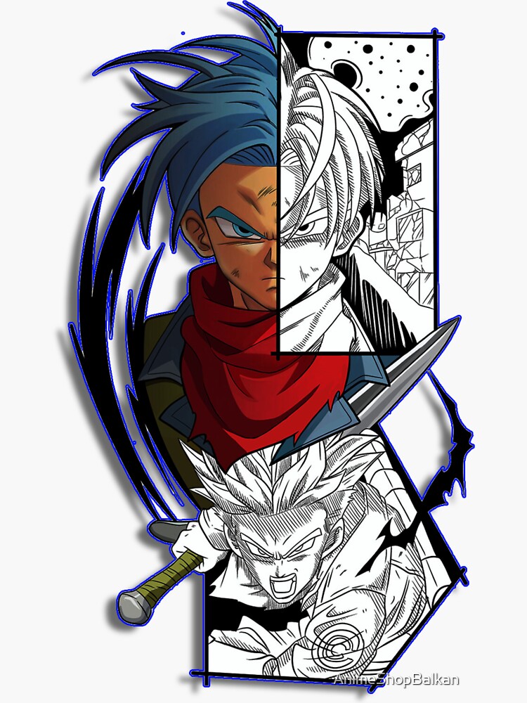 "Dragon Ball Super Future Trunks" Sticker by AnimeShopBalkan | Redbubble