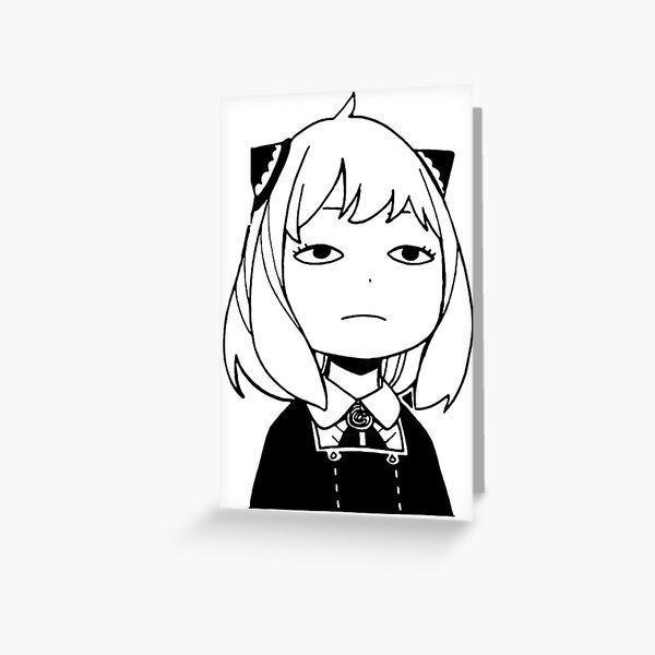 "spy x family - anya " Greeting Card by Hoomura | Redbubble