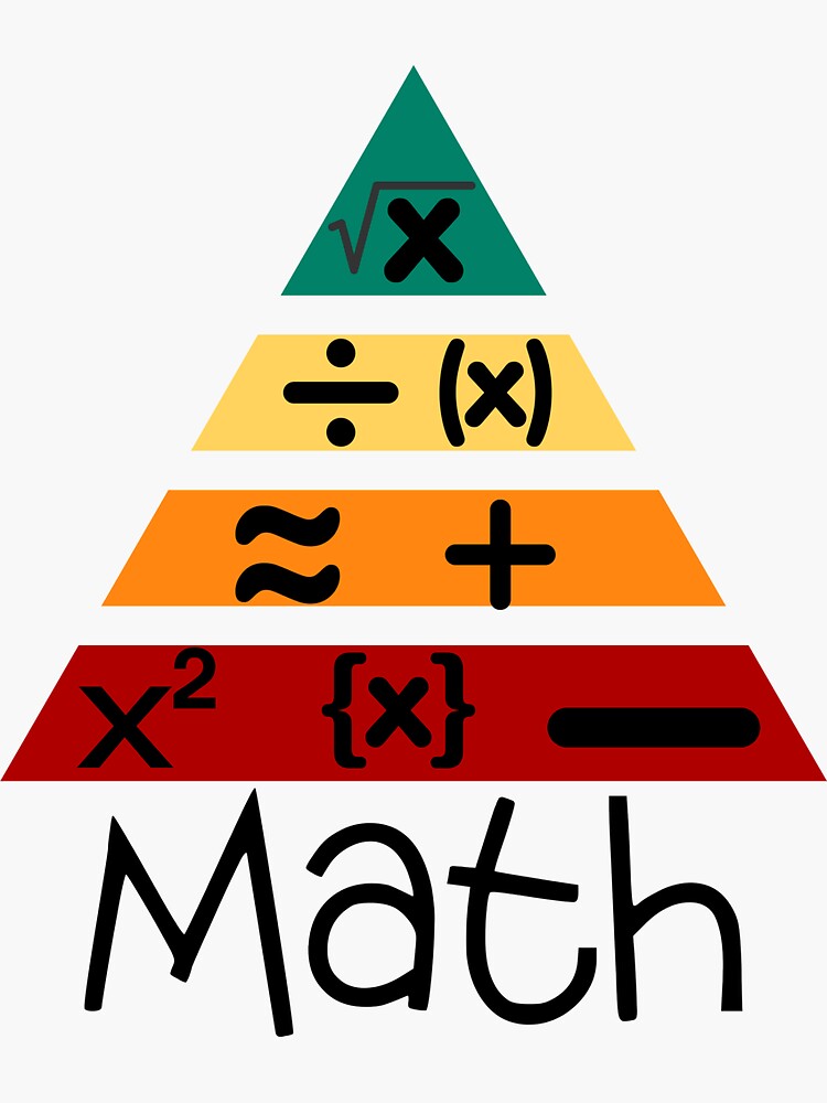 "Math Vintage Triangle" Sticker by CareerCulture | Redbubble