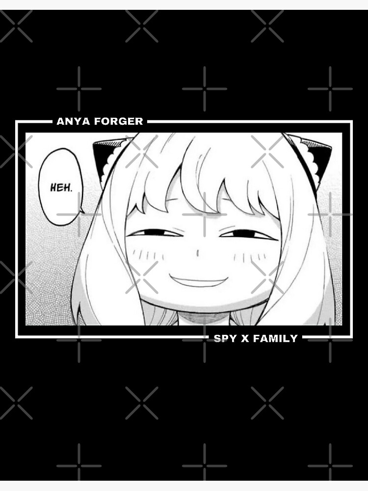 "Anya Forger Smug Face - Spy X Family" Poster for Sale by yoku-mieru ...