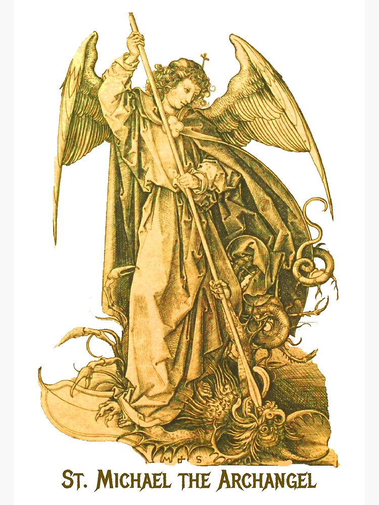 Lámina metálica «San Miguel Arcángel Arte renacentista del ángel» de ...
