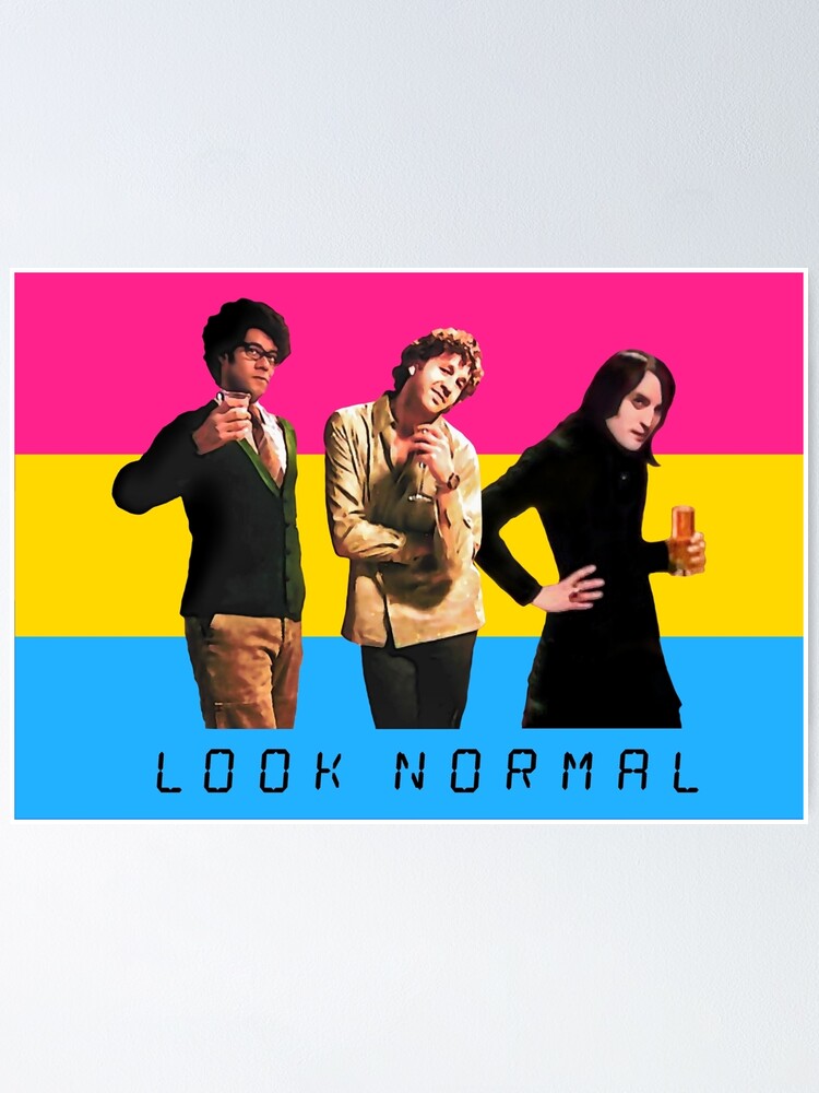 "Look Normal - The IT Crowd - Pan Pride" Poster for Sale by ...