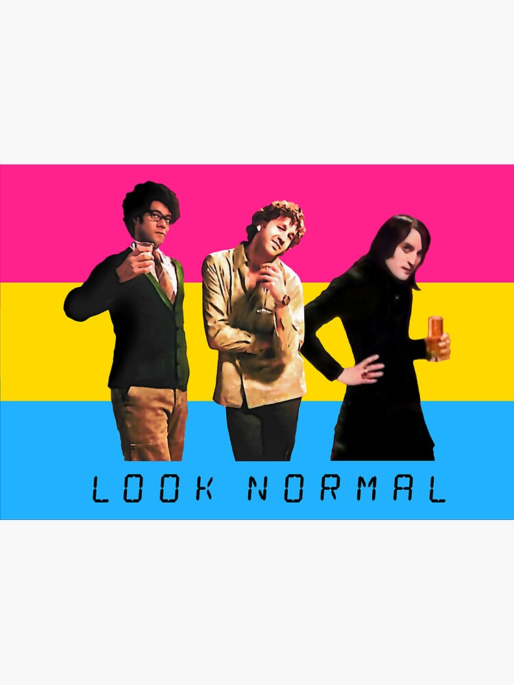 "Look Normal - The IT Crowd - Pan Pride" Sticker by vincentmuller ...