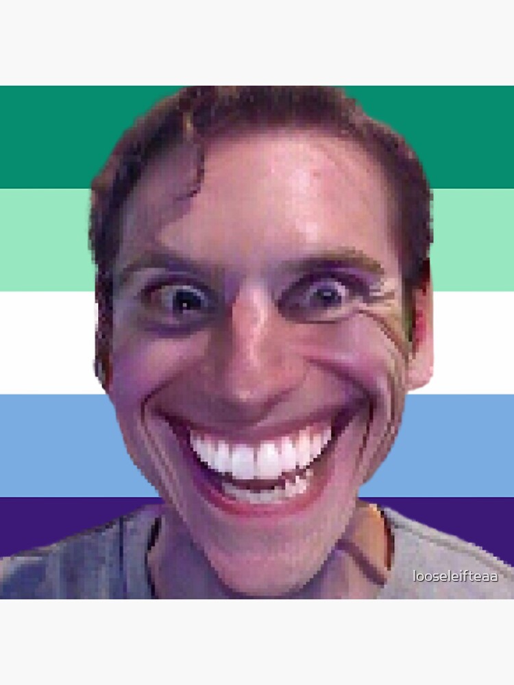"jerma sus gay pride" Sticker by looseleifteaa | Redbubble