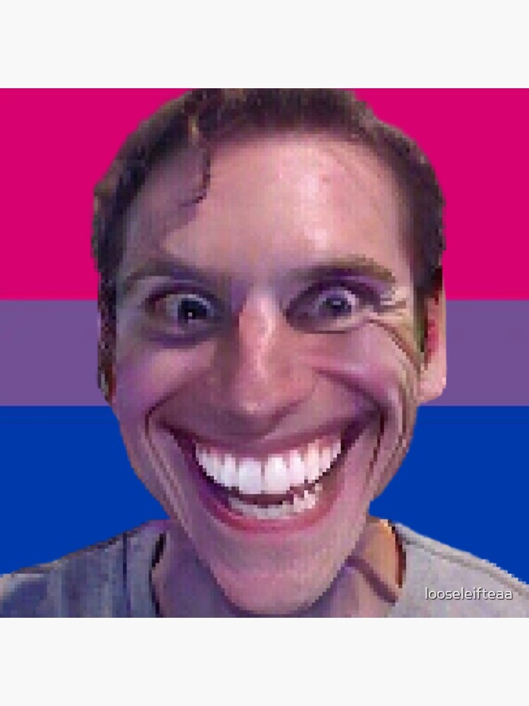 "jerma sus bi pride" Sticker by looseleifteaa | Redbubble