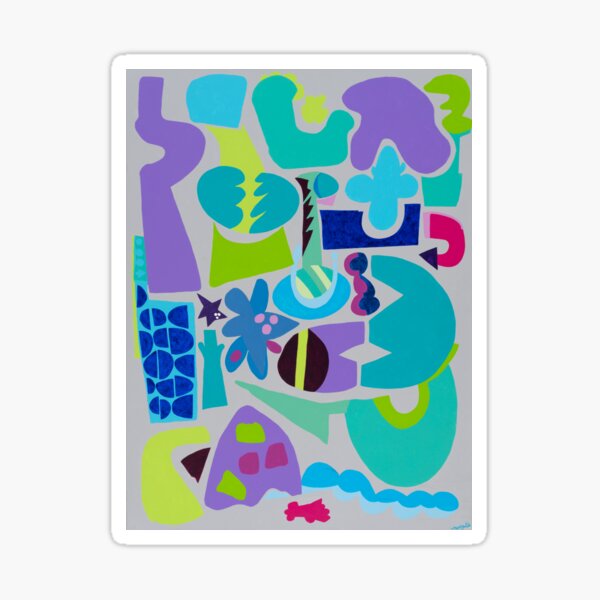 "The Shape of More Things to Come - My Original Art" Sticker for Sale ...