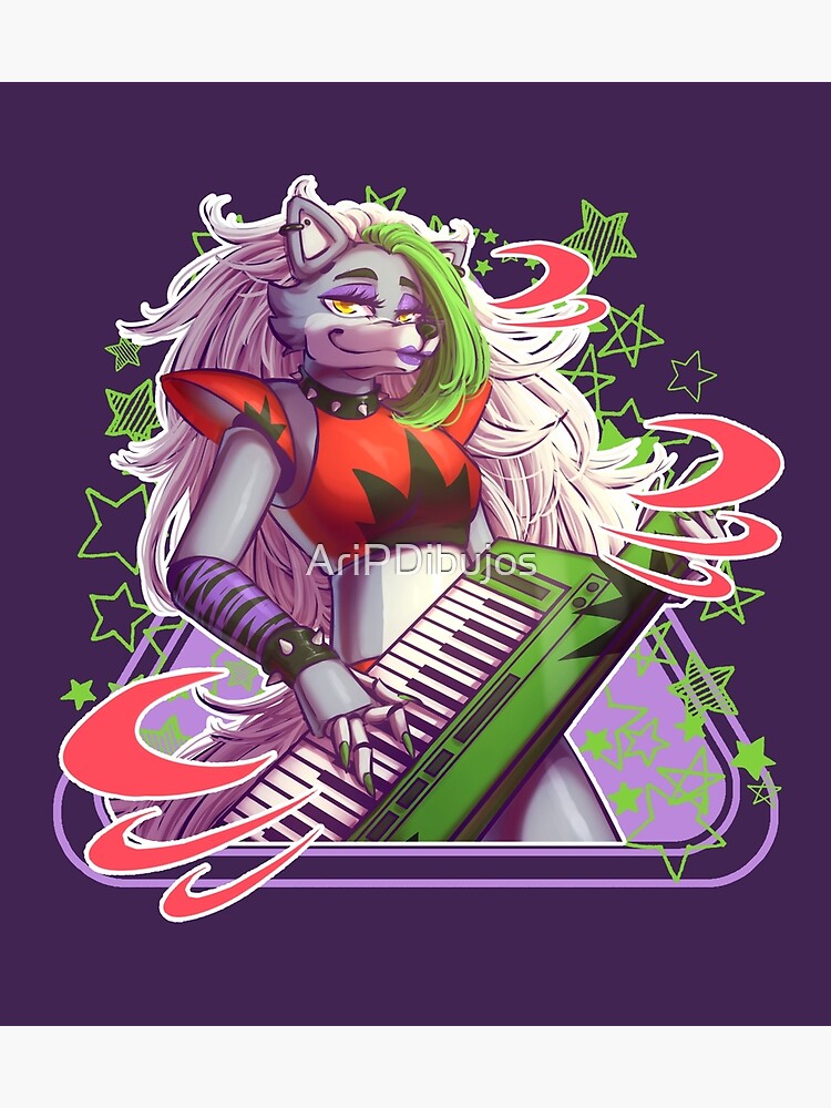 "Roxanne Wolf - FNAF Security Breach" Poster for Sale by AriPDibujos ...