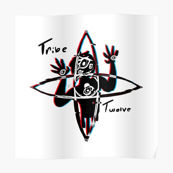 "TribeTwelve Firebrand" Poster for Sale by SerialPenTheif | Redbubble
