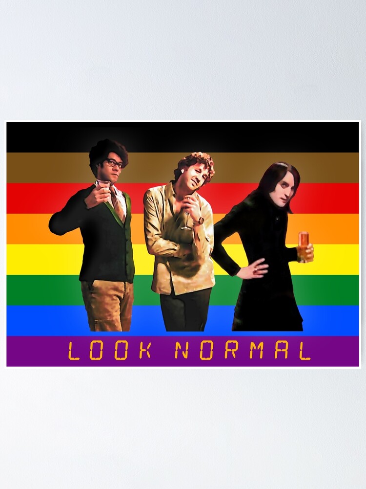 "Look Normal - The IT Crowd - POC Pride" Poster for Sale by ...