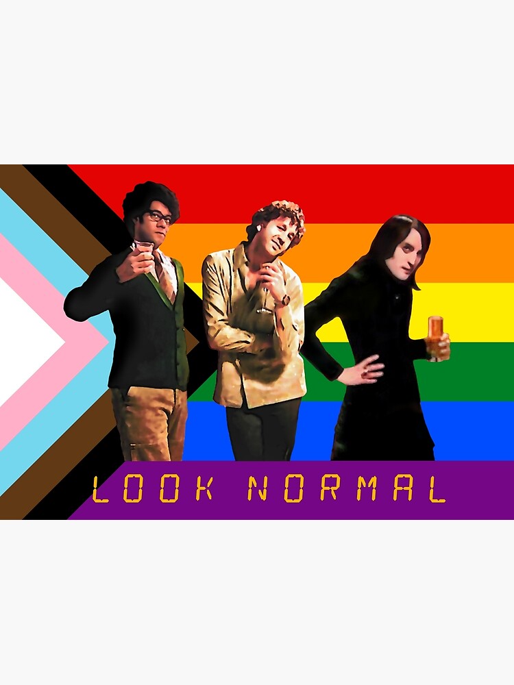 "Look Normal - The IT Crowd - Progressive Pride" Poster for Sale by ...