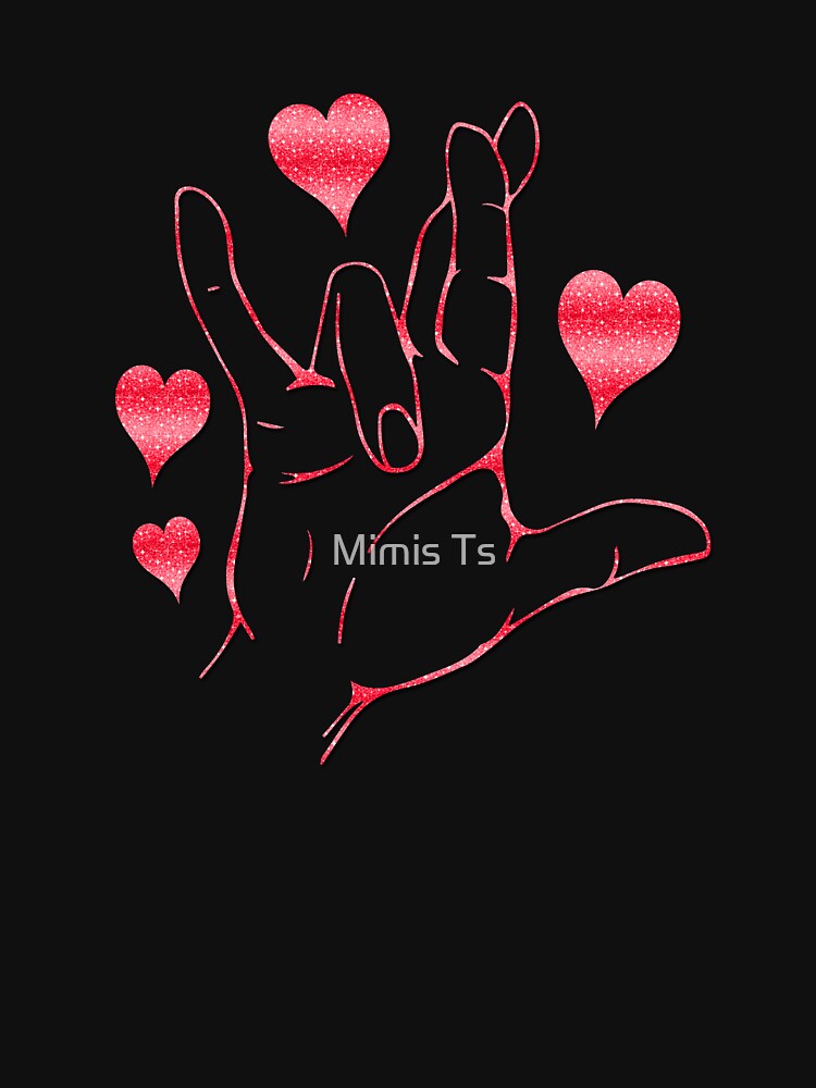 "American Sign Language -I love you very much" T-shirt for Sale by ...