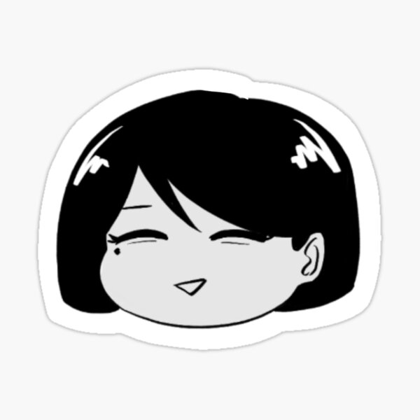 "Cute Smiling Shoko" Sticker by Polariae | Redbubble