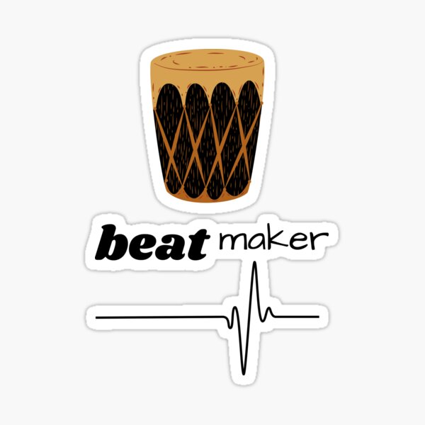 "Beat Maker" Sticker by NDNlook | Redbubble
