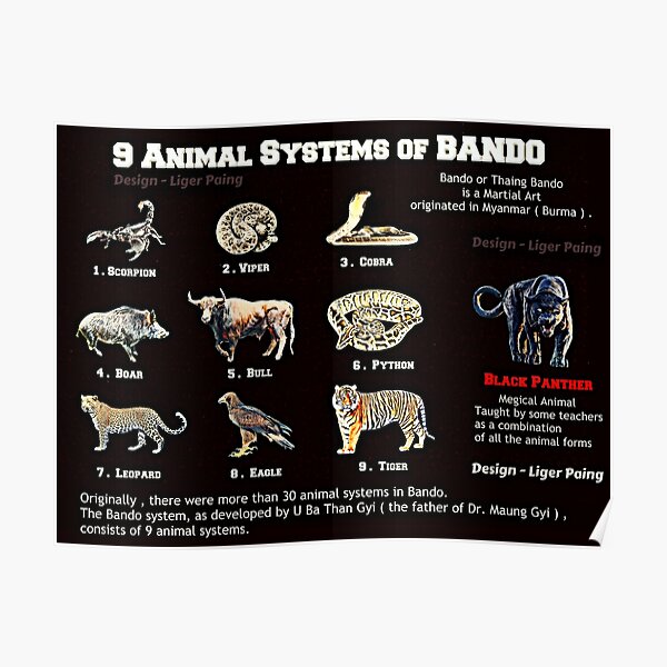 "Martial arts of Myanmar - Thaing - Bando Lethwei Animal systems ...