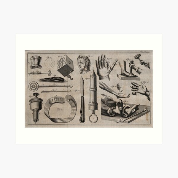"Surgical instruments, body horror, Unknown" Art Print by nickedenholm ...