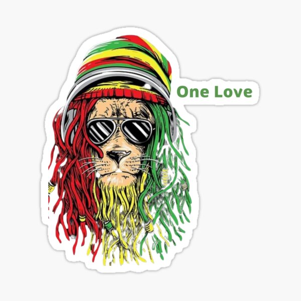 "Bob Marley - The King of Reggae" Sticker by ModernPrinting | Redbubble