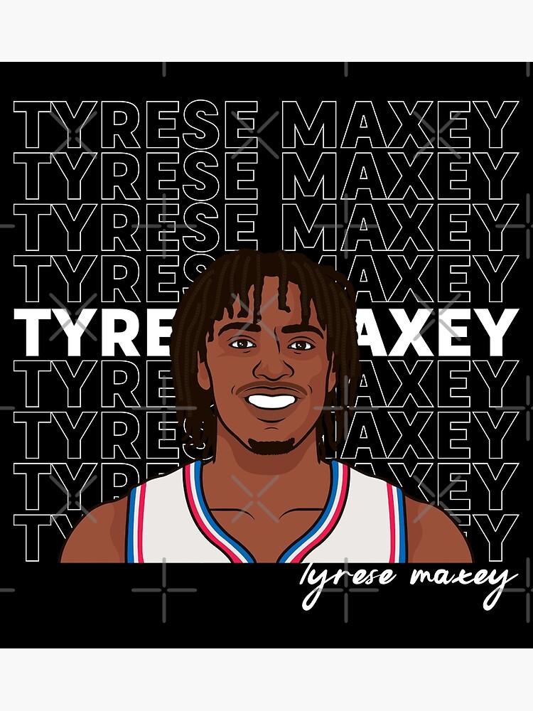 "Tyrese Maxey" Poster for Sale by Modulary | Redbubble