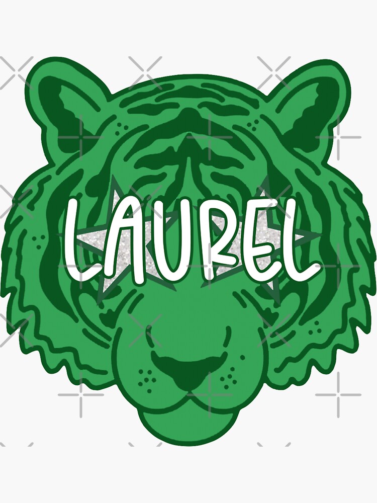 "Laurel" Sticker by csachs | Redbubble