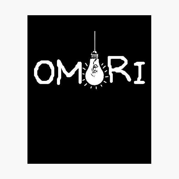 "Omori Merch Omori Logo" Photographic Print for Sale by katenzhshimekw ...