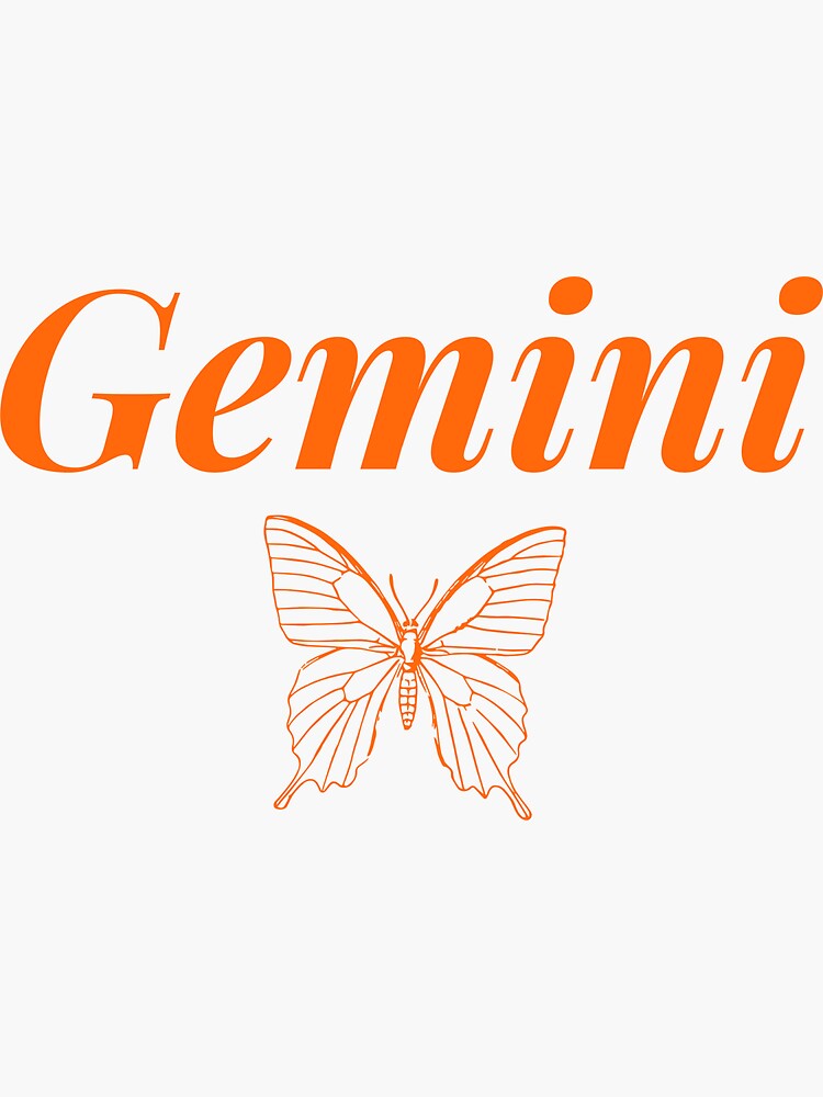 "Gemini butterfly art" Sticker by Holly-berry-art | Redbubble