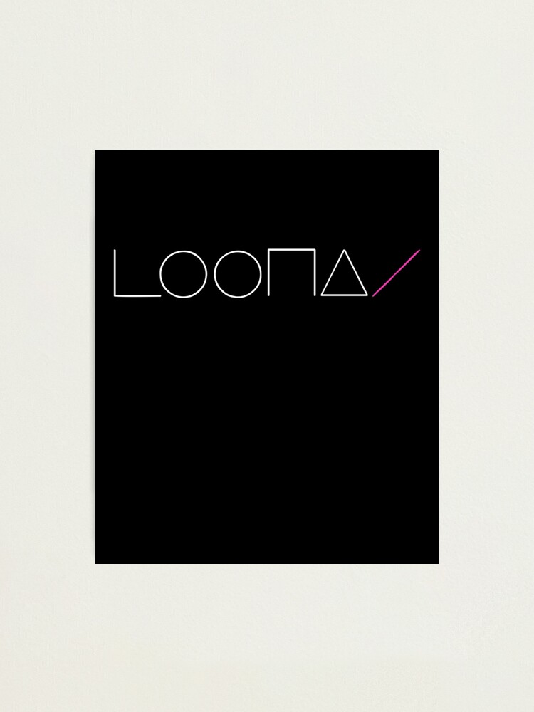 "Loona Merch Logo Loona Logo" Photographic Print for Sale by ...
