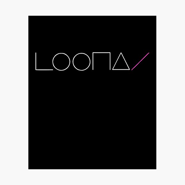 "Loona Merch Logo Loona Logo" Photographic Print for Sale by ...